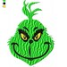 Grinch Machine Embroidery Designs, Instant Download Files, in 7 Sizes ...