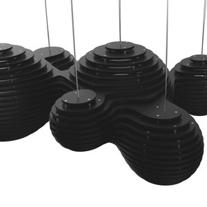 Nativi Chandelier - CNC Cut Parametric Light Fixture - Etsy