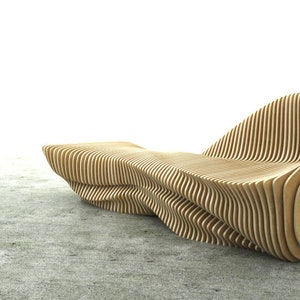 Noctem Bench - CNC Cut Parametric Bench - Etsy