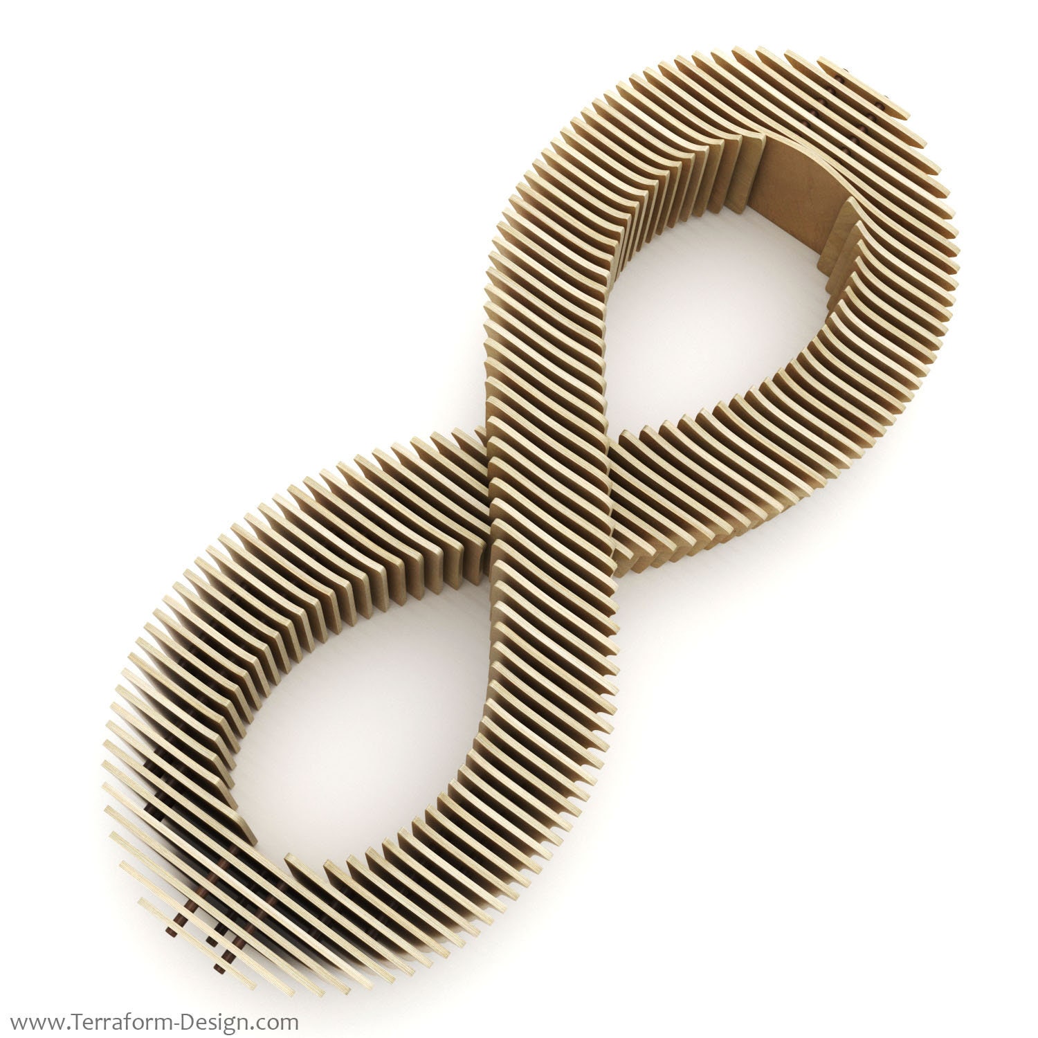 Infinity Bench CNC Cut Parametric Bench - Etsy