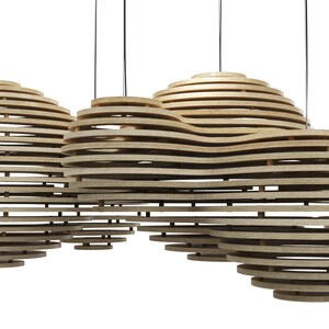 Nativi Chandelier - CNC Cut Parametric Light Fixture - Etsy