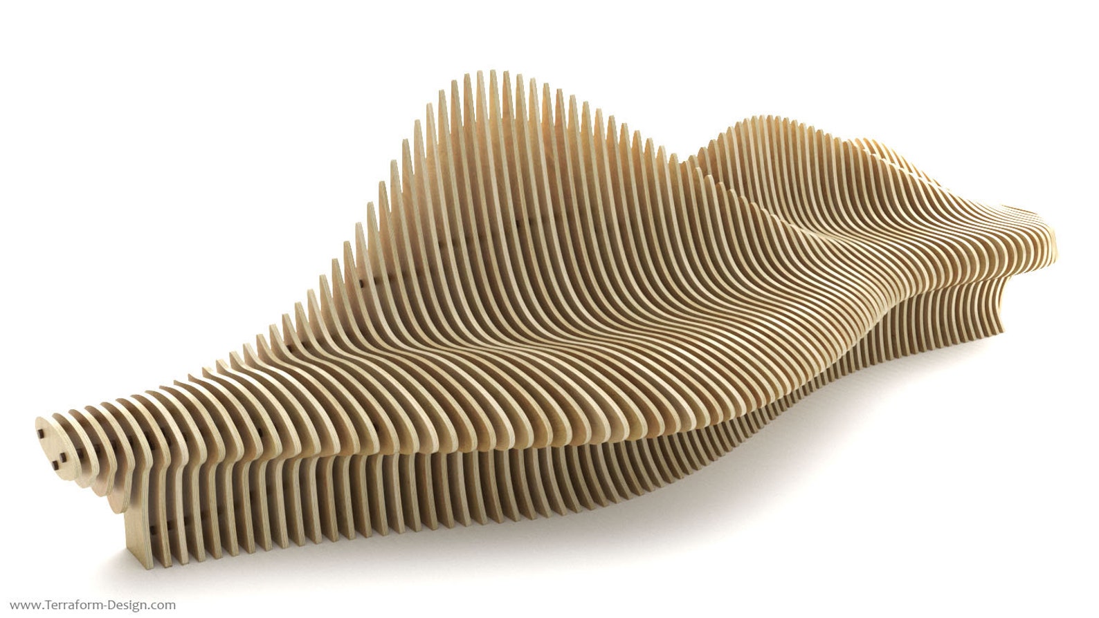 Gemini Alpha Bench - CNC Cut Parametric Bench - Etsy
