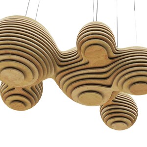 Nativi Chandelier - CNC Cut Parametric Light Fixture - Etsy