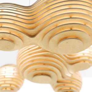 Nativi Chandelier - CNC Cut Parametric Light Fixture - Etsy