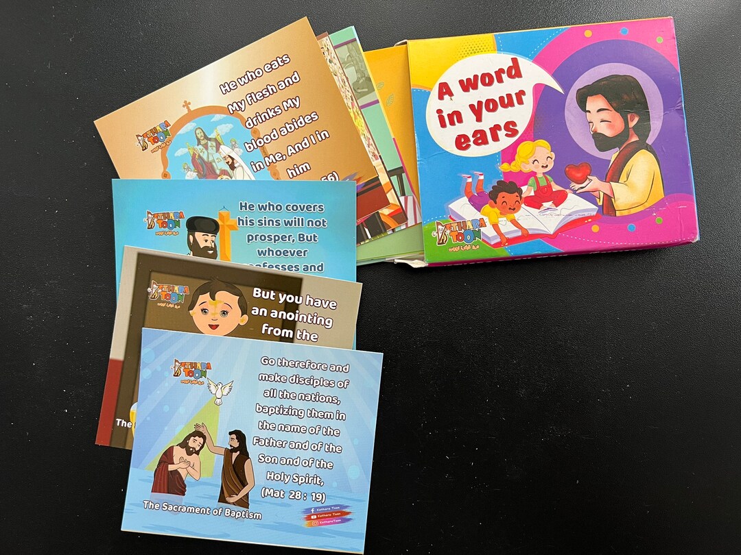 Coptic Orthodox Church Cards: the Seven Sacraments, Bible Verses - Etsy