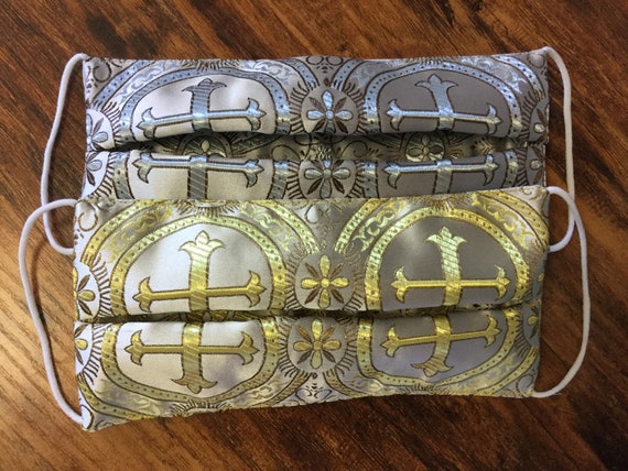 Cross Face mask church face mask priest face mask religion | Etsy