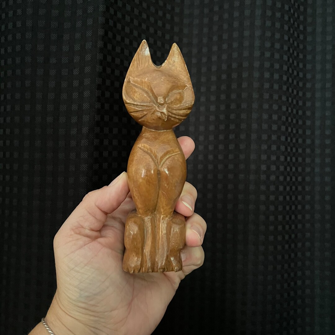 VTG Genuine Monkeypod Cat Wood Philippines - Etsy