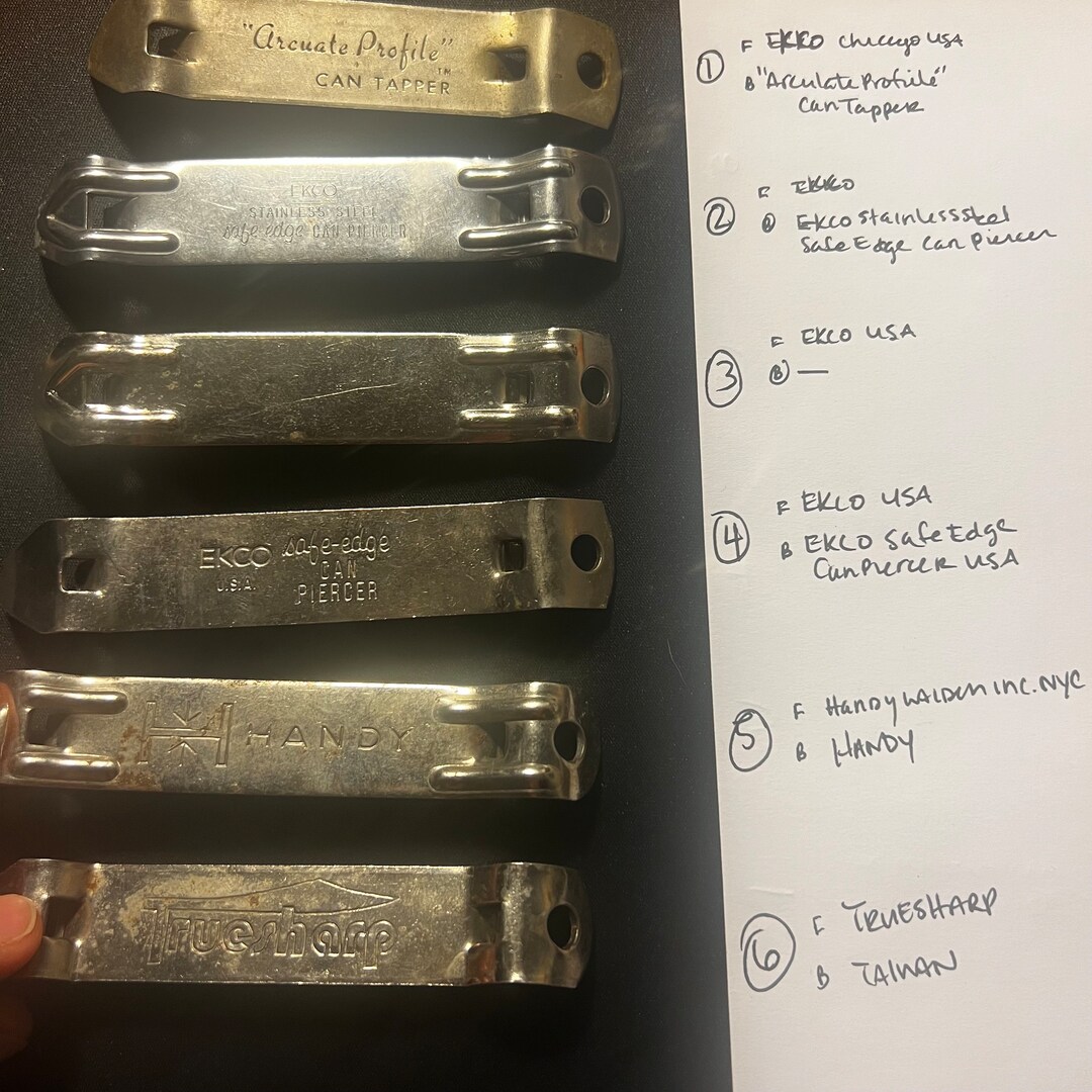 Vintage Metal Bottle Openers / Can Tappers choice - Etsy