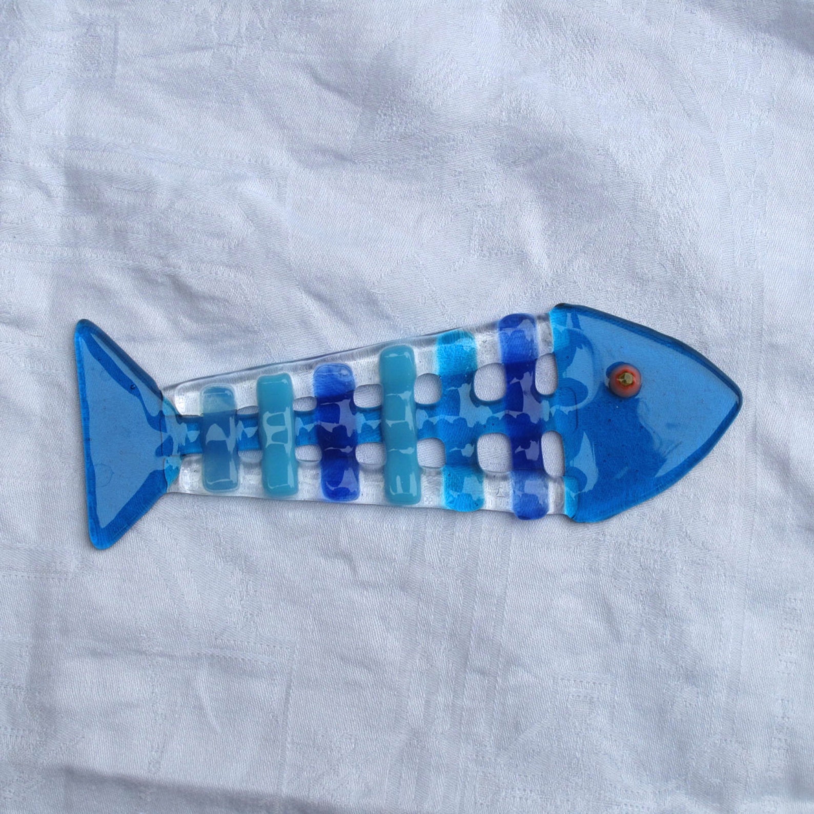 Soap Dish Glass Soap Dish Fused Glass Funky Soap Dish Fish - Etsy