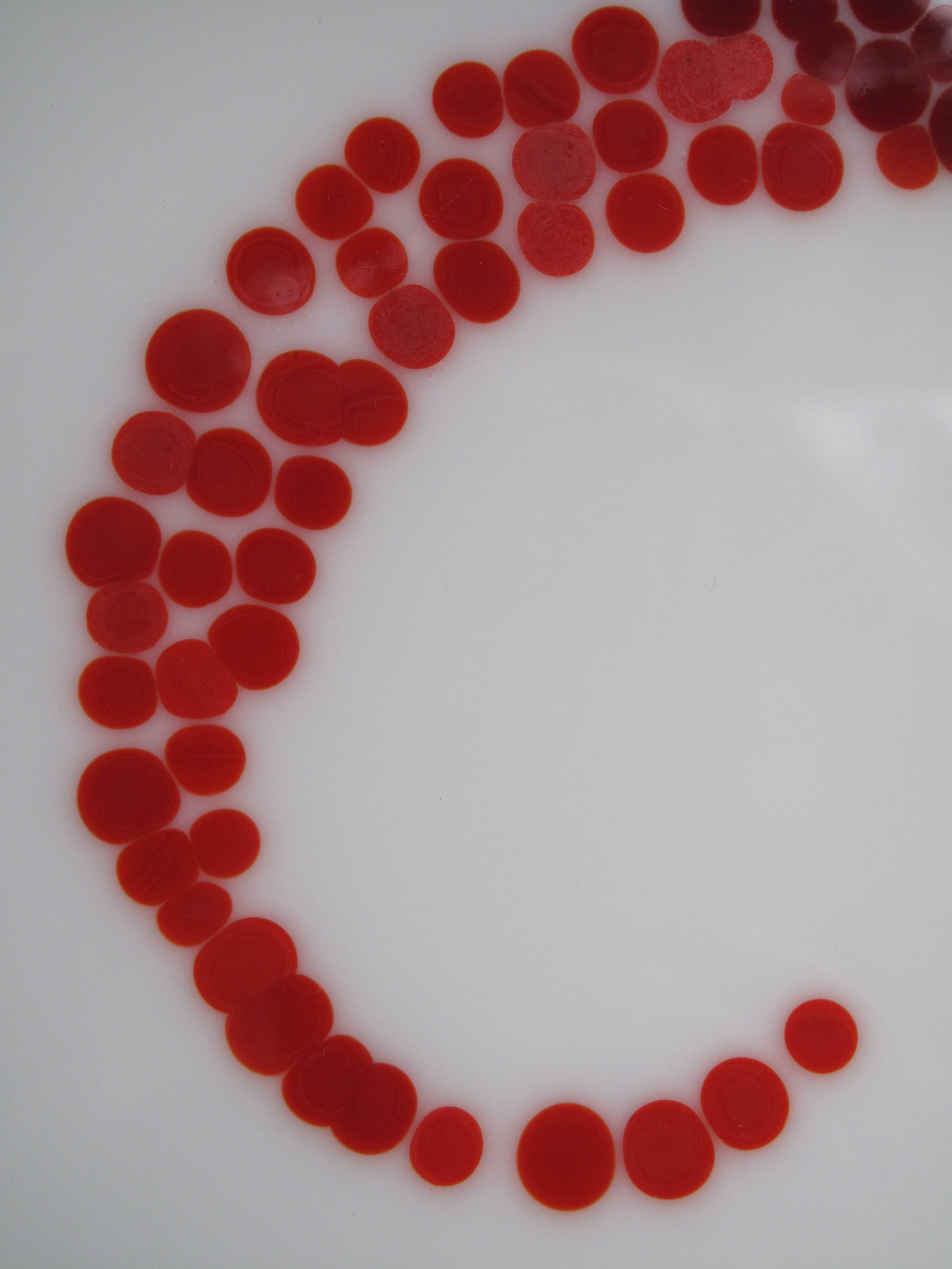 Rainbow wave fused glass wall art Handmade unique art gift | Etsy