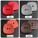 8pcs 14 Colors 2-hole Square Resin Buttons Fashion Square Sewing ...