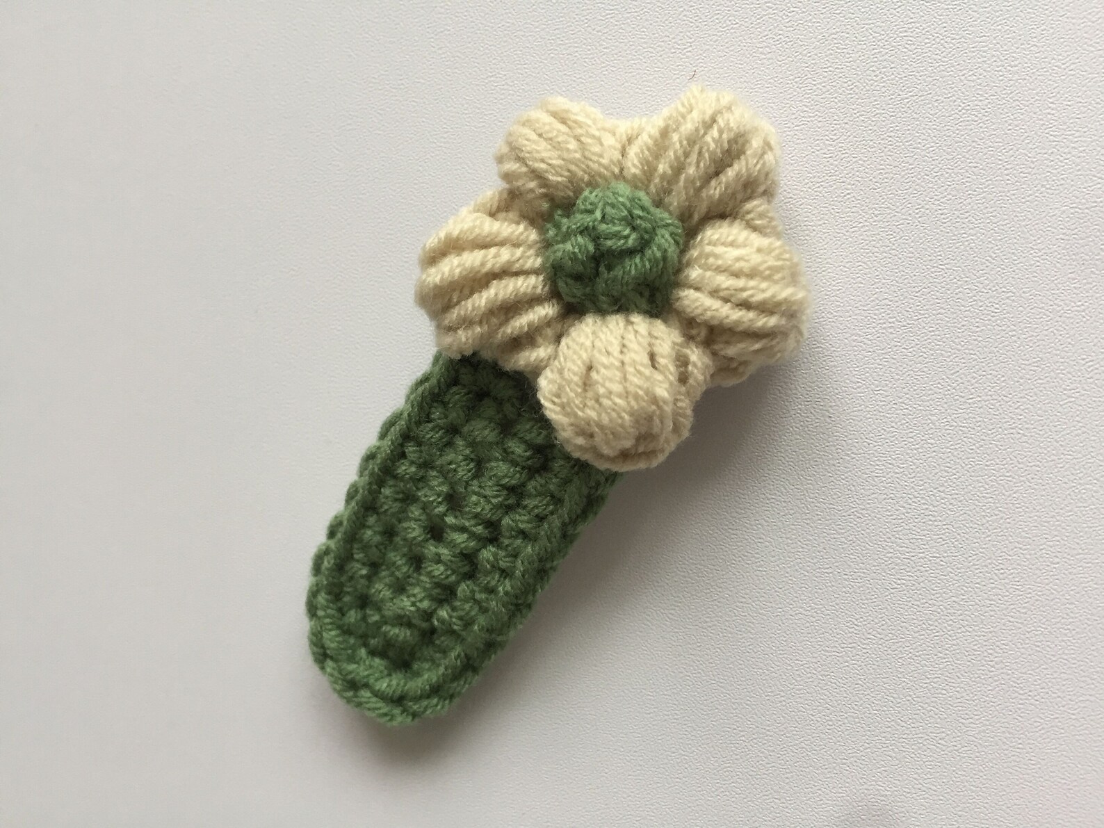 Crochet Adorable Cute Flower Clip Handmade Hair Pin Clip | Etsy