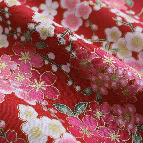Sakura Fabric - Etsy