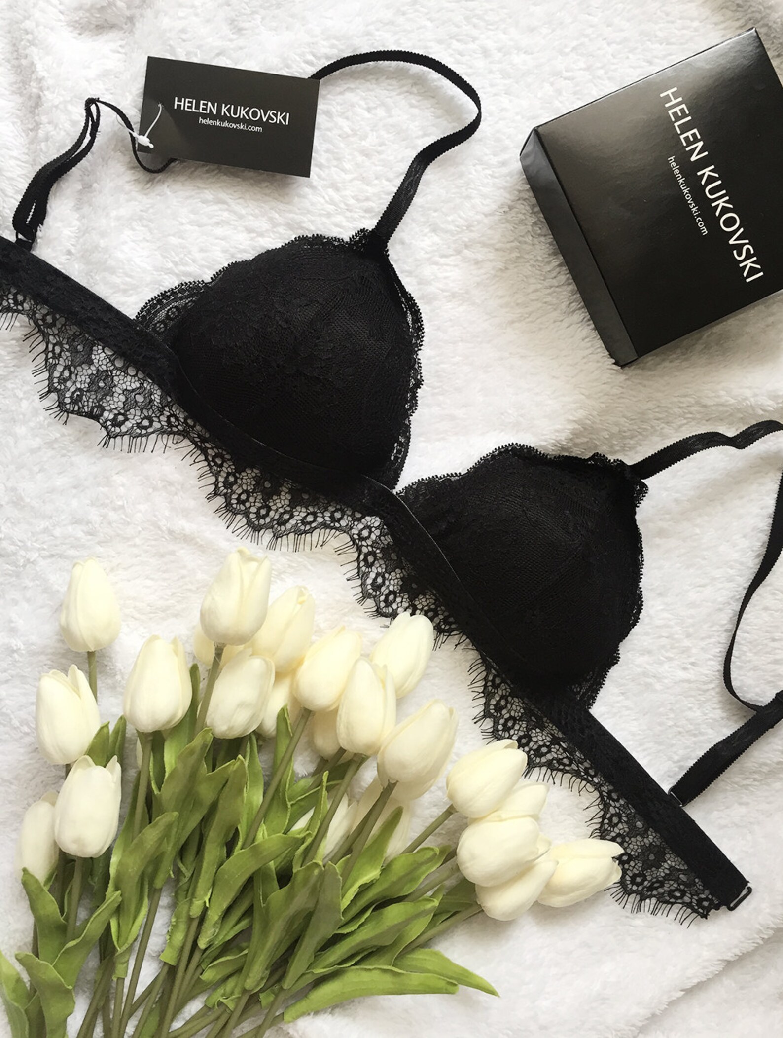 Black Lace Padded Bra / Triangle Bralette / Sexy Bralette | Etsy