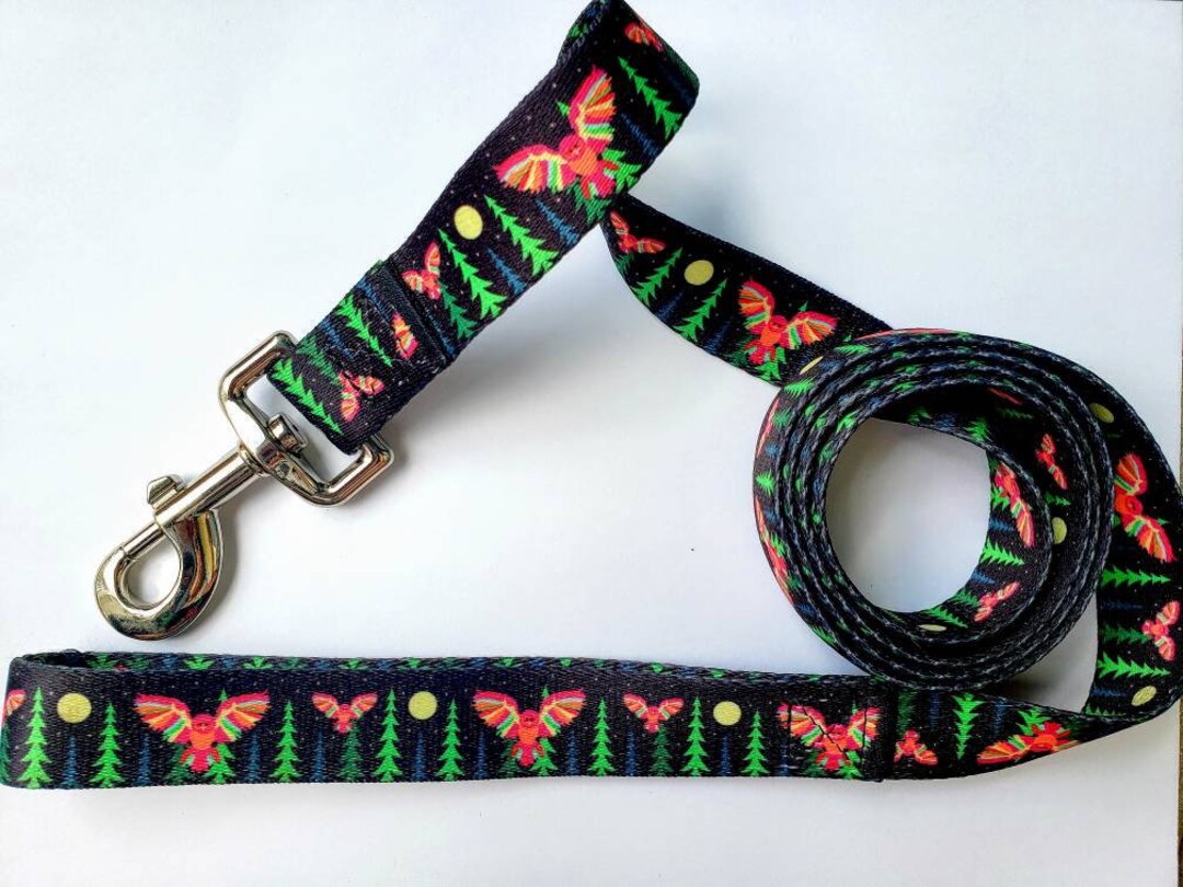 Forest Family Dog Leash Electric Forest Owl - Etsy