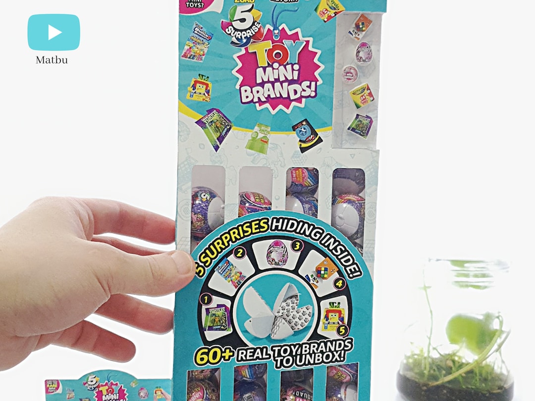 Digital Printable Template for Miniature ZURU Toy Mini Brands 88 Mini ...