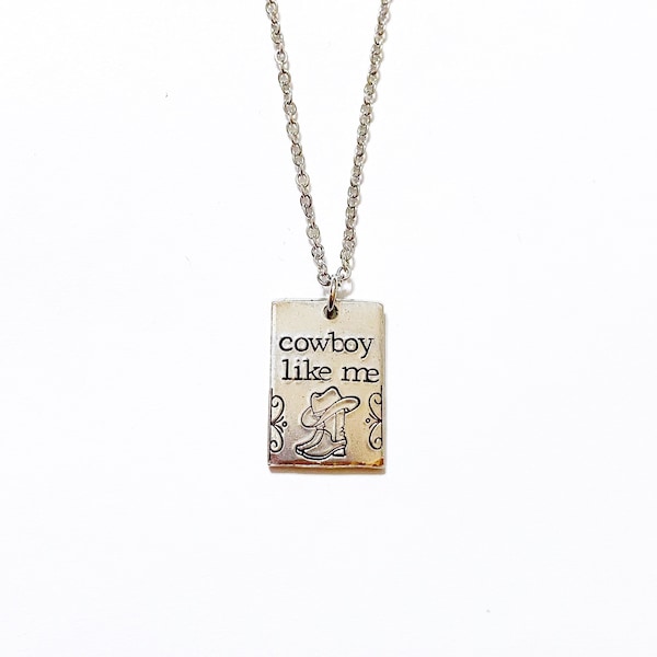 Cowboy Necklace - Etsy