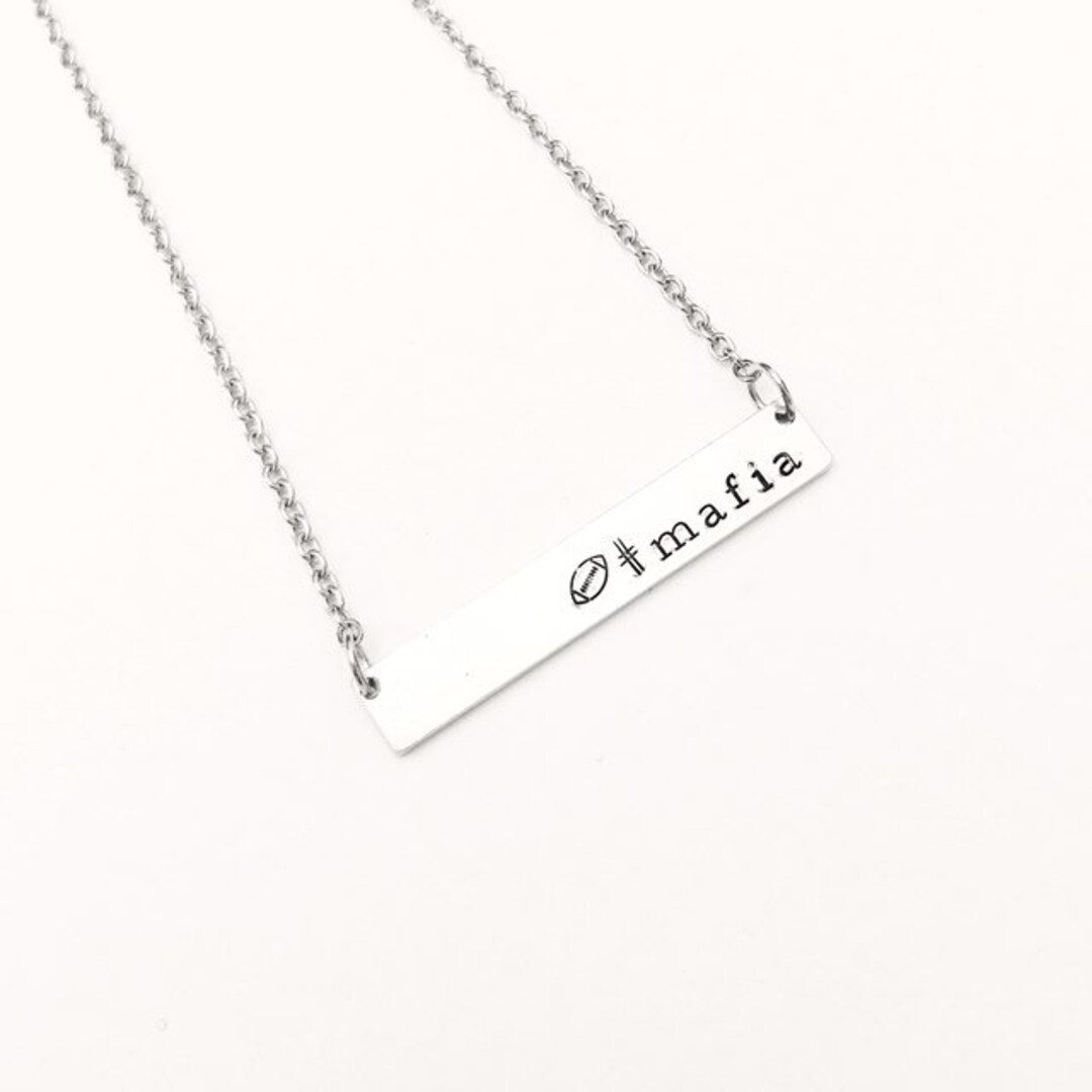 Buffalo Bills Mafia Necklace Hand Stamped - Etsy