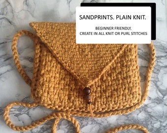 Envelope Purse for the Summer. Knitting Pattern. Cotton. Hand Knitted ...
