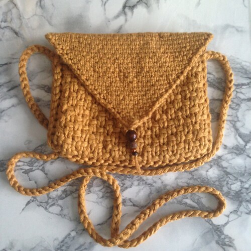 Envelope Purse for the Summer. Knitting Pattern. Cotton. Hand | Etsy