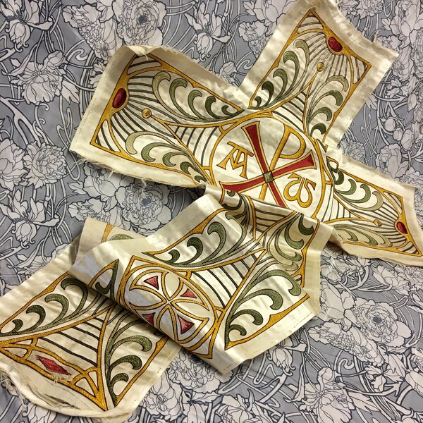 Antique Catholic Embroidery - Etsy