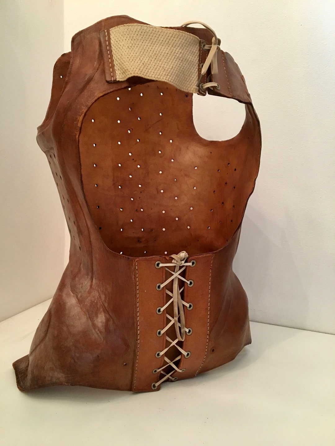 Antique 1920s Medical Leather Orthopaedic Corset Corrective Posture ...