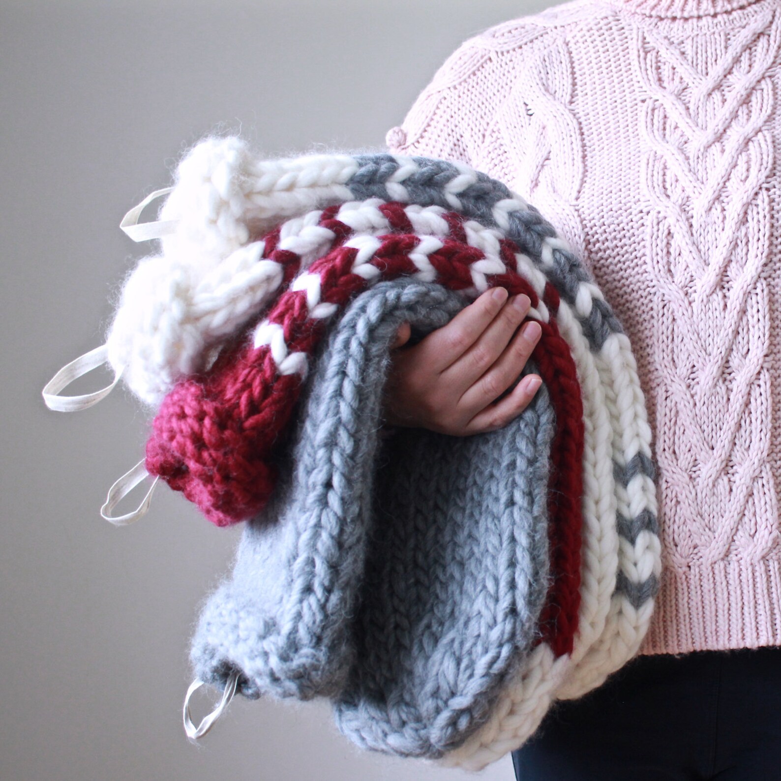Mega Chunky Knitting Pattern Only | Jumbo Oversized Knitted Christmas ...