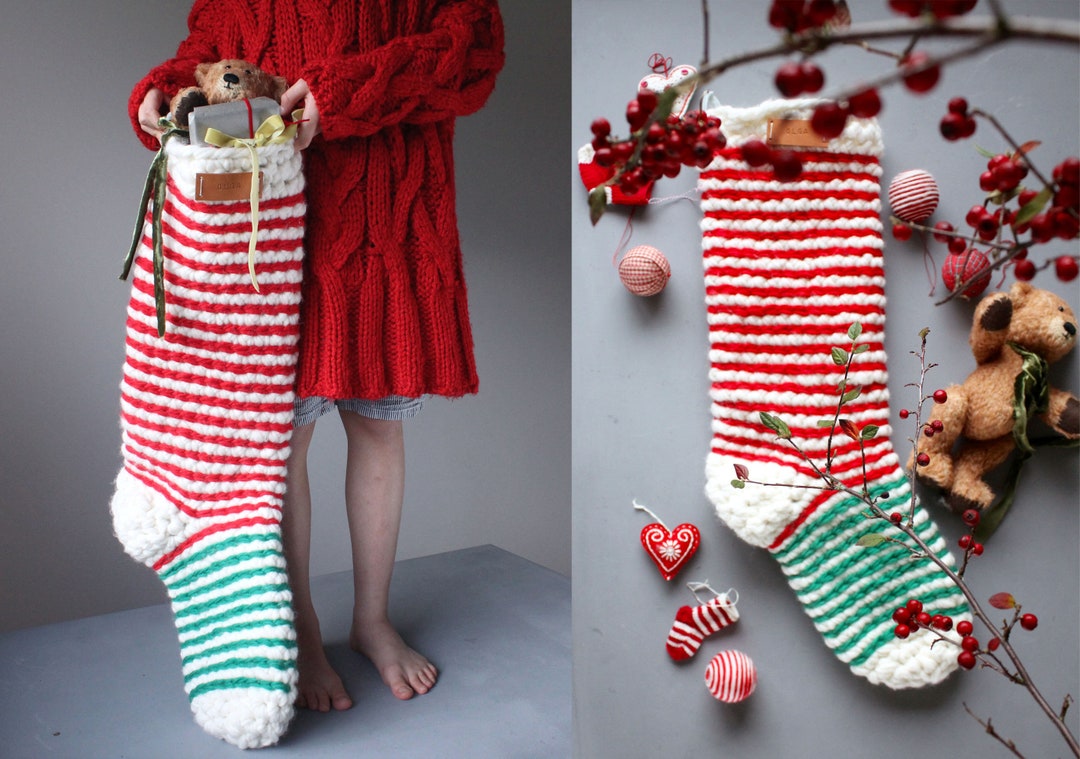 Crochet Pattern Only | Jumbo Stocking Crochet Pattern | Make Your Mega ...