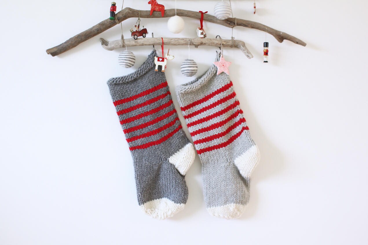 Knitting Pattern Only Nordic Wool Christmas Stocking Pattern - Etsy