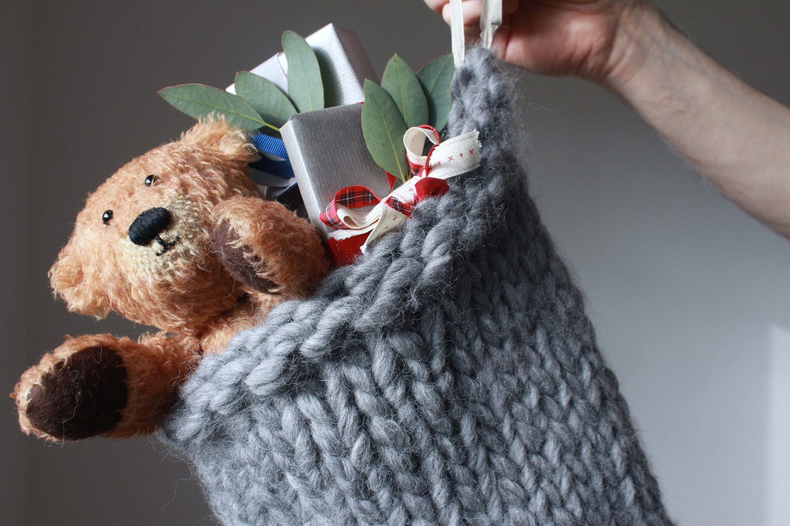 Mega Chunky Knitting Pattern Only Jumbo Oversized Knitted Christmas ...