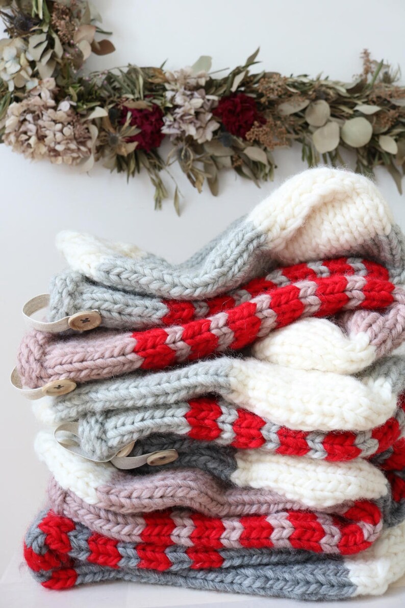 Knitting Pattern Only Nordic Wool Christmas Stocking Pattern | Etsy