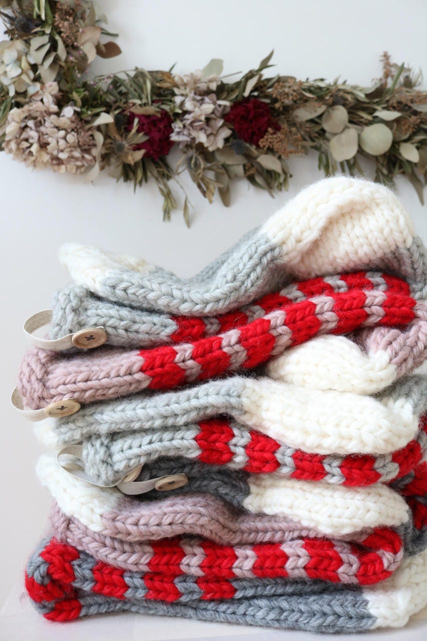 Knitting Pattern Only | Nordic Wool Christmas Stocking Pattern | Knit ...