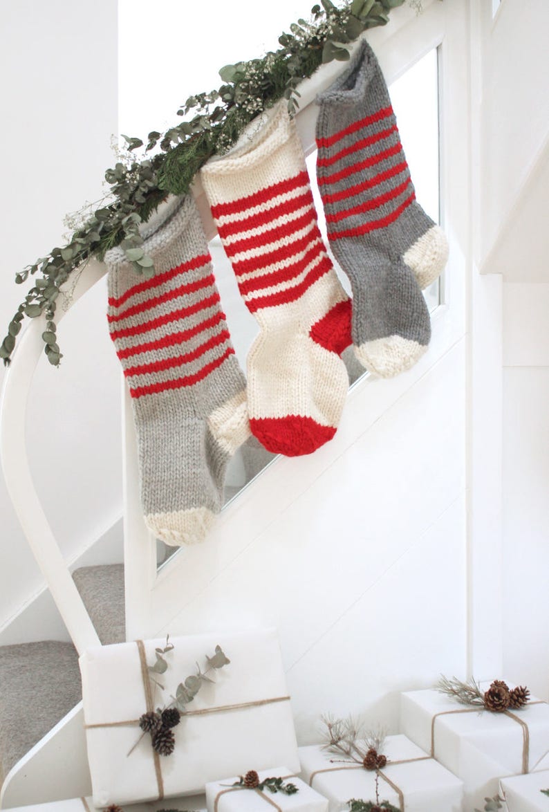Knitting Pattern Only Nordic Wool Christmas Stocking Pattern | Etsy