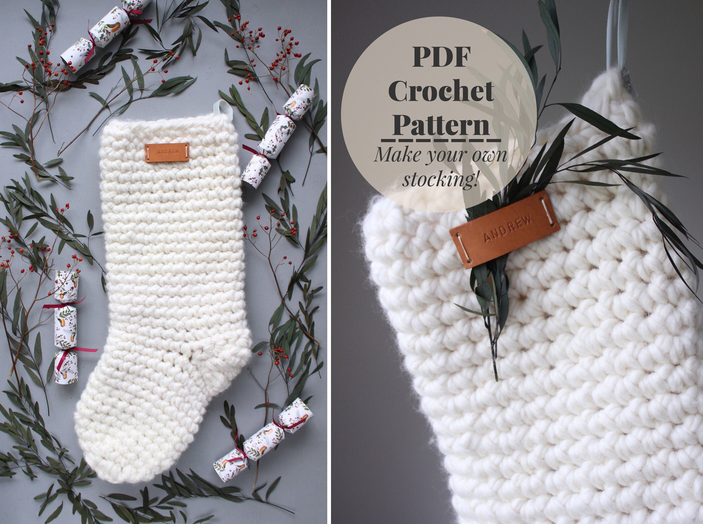 Instant Download Crochet Pattern | Jumbo Mega Chunky Oversized ...
