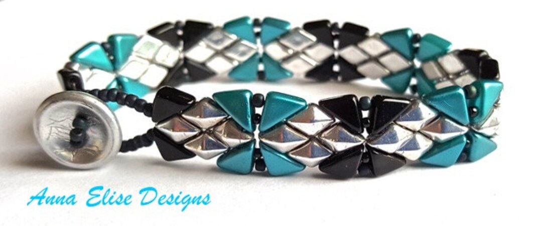 Beading Tutorial for Aztec Treasure Bracelet - Etsy