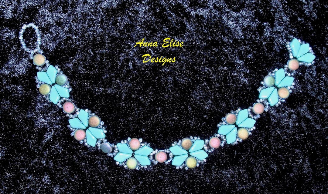 Beading Tutorial for Fireflies Bracelet - Etsy