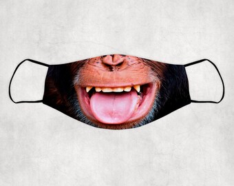 Monkey Mask - Etsy