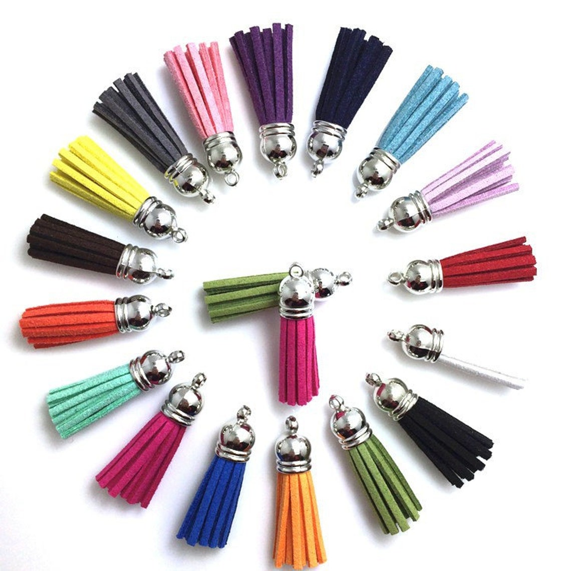 10pcs 38MM Mix Colors White K Plastic Caps Handbag - Etsy