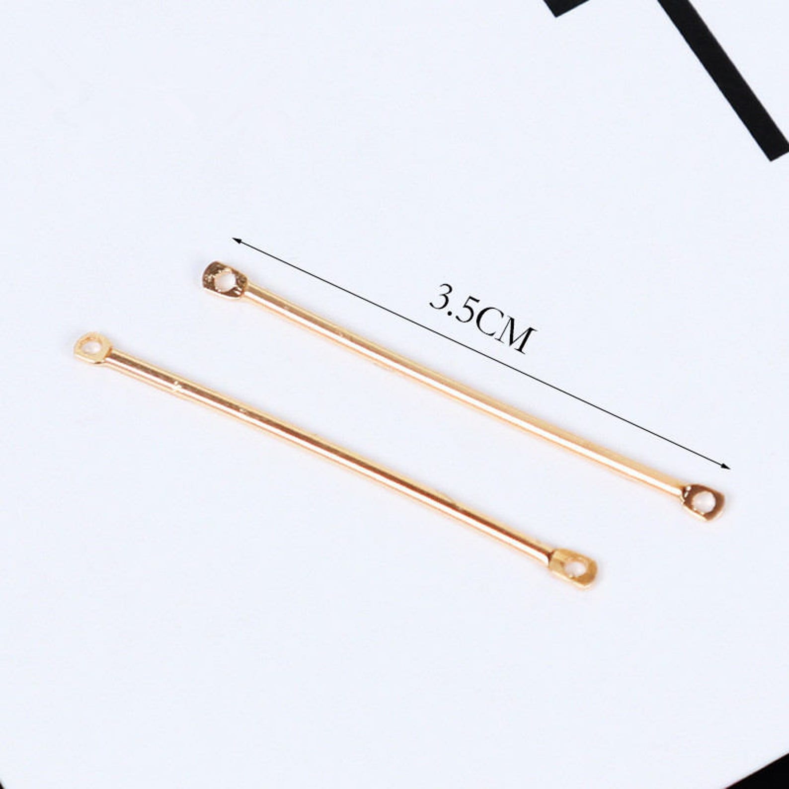 20pcs Brass 2 Holes Bar Connectors for Jewelry Making ZF003 - Etsy