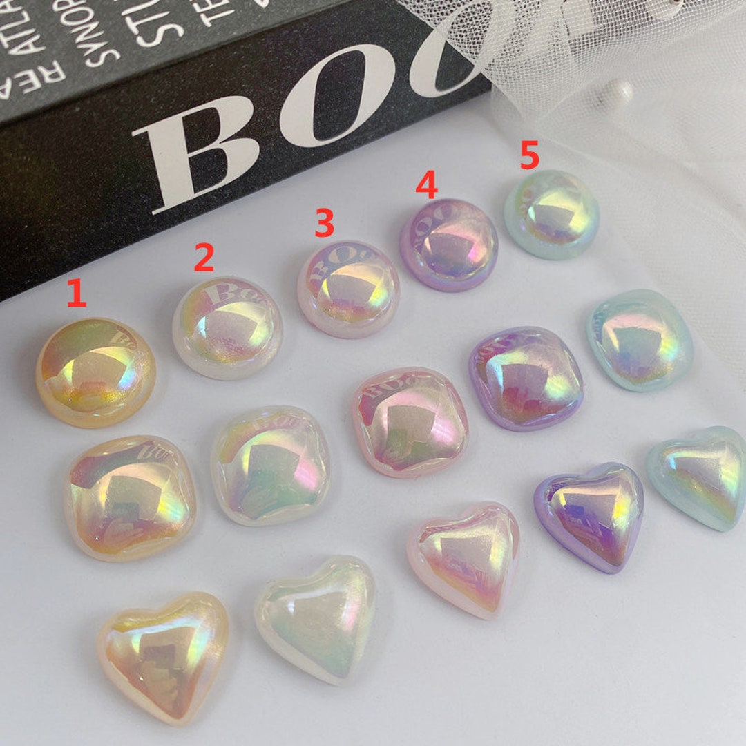 20pcs Resin Round Square Heart Geometry Charm Pendant DH041 - Etsy