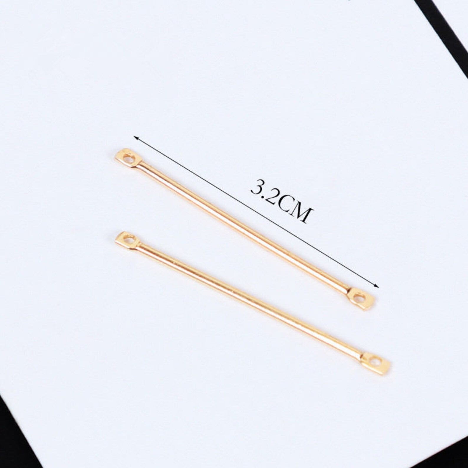 20pcs Brass 2 Holes Bar Connectors for Jewelry Making ZF003 - Etsy