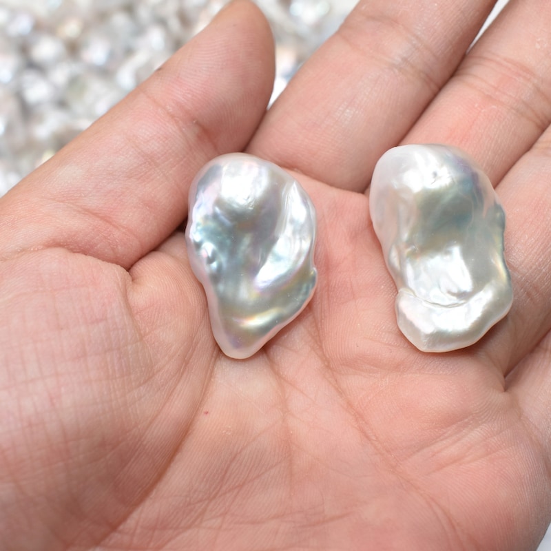 No Hole Pearls - Etsy