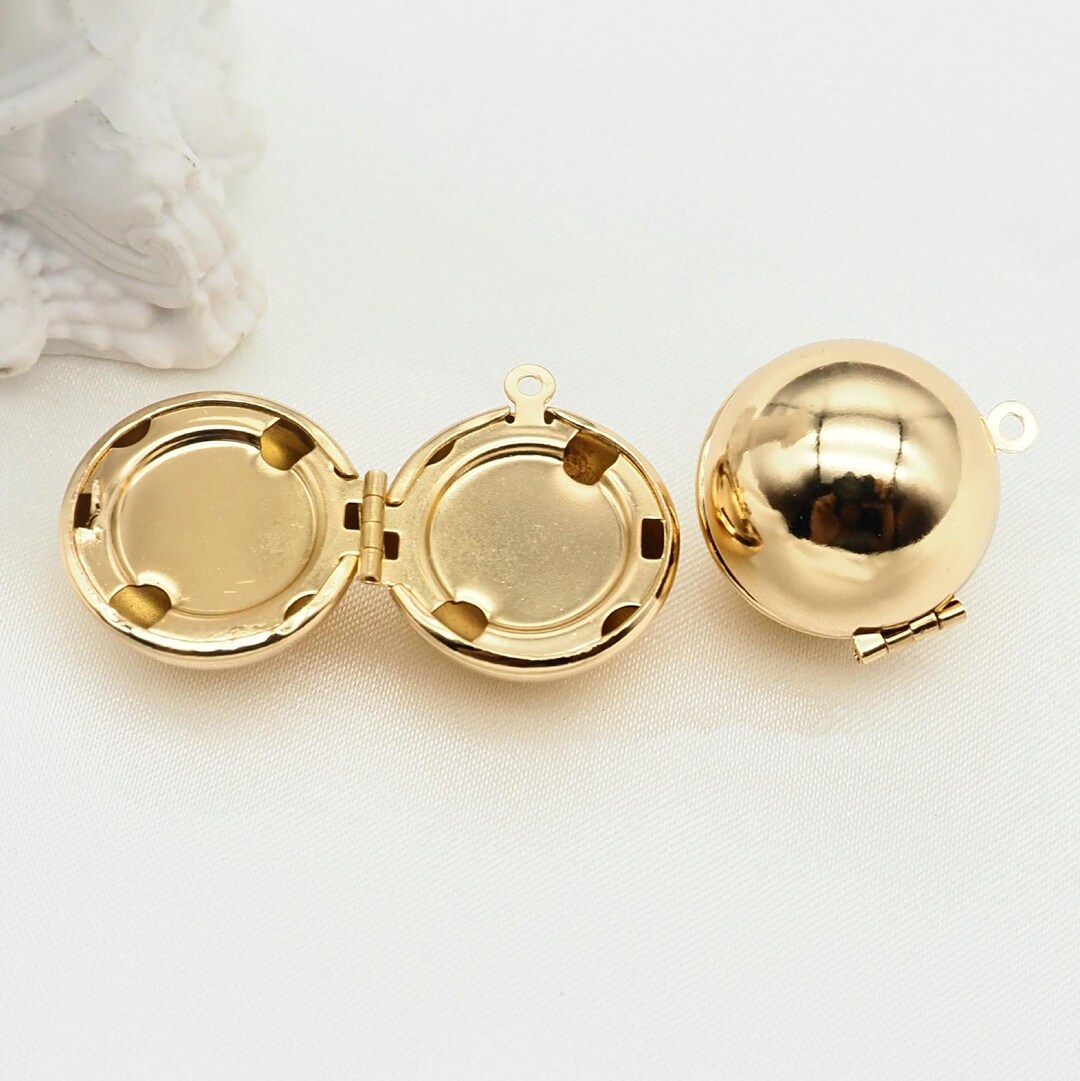 5pcs 18mm Brass Ball Locket Wish Box Magic Locket QF08871 - Etsy