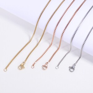 10pcs 1.5mm Stainless Steel Chain Tiny Chain for Necklace MPLT007 - Etsy