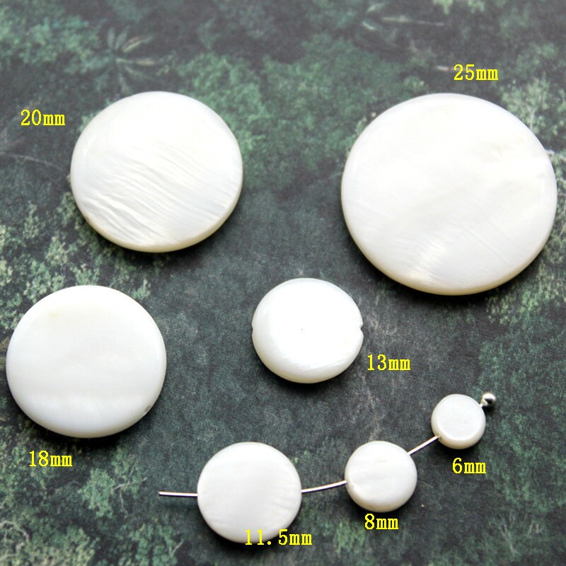 Flat Round Beads - Etsy