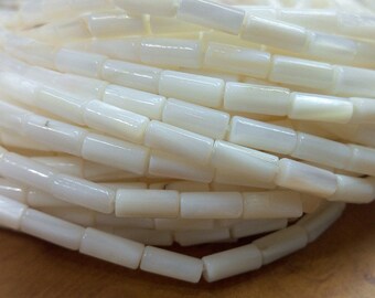 Brown MOP Rice Beads Brown Shell Barrel Beads Natural Seashell Rice ...