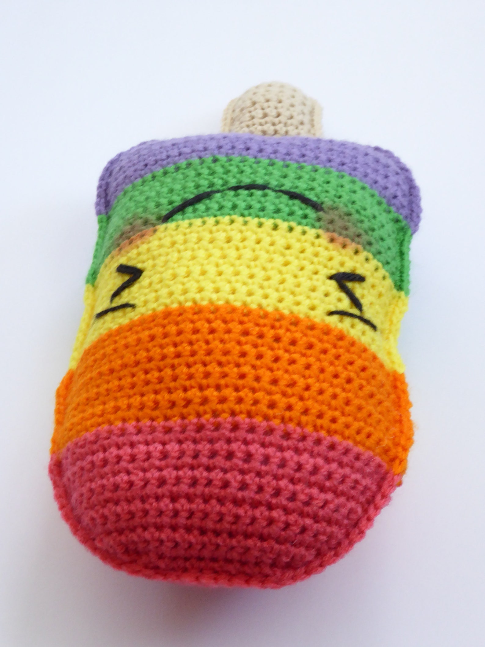 Popsicle Plush Rainbow Popsicle Decorative Rainbow Pillow - Etsy