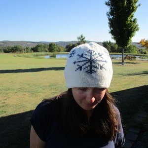 Flurry Snowflake Hat Knitting Pattern for Adults - Etsy