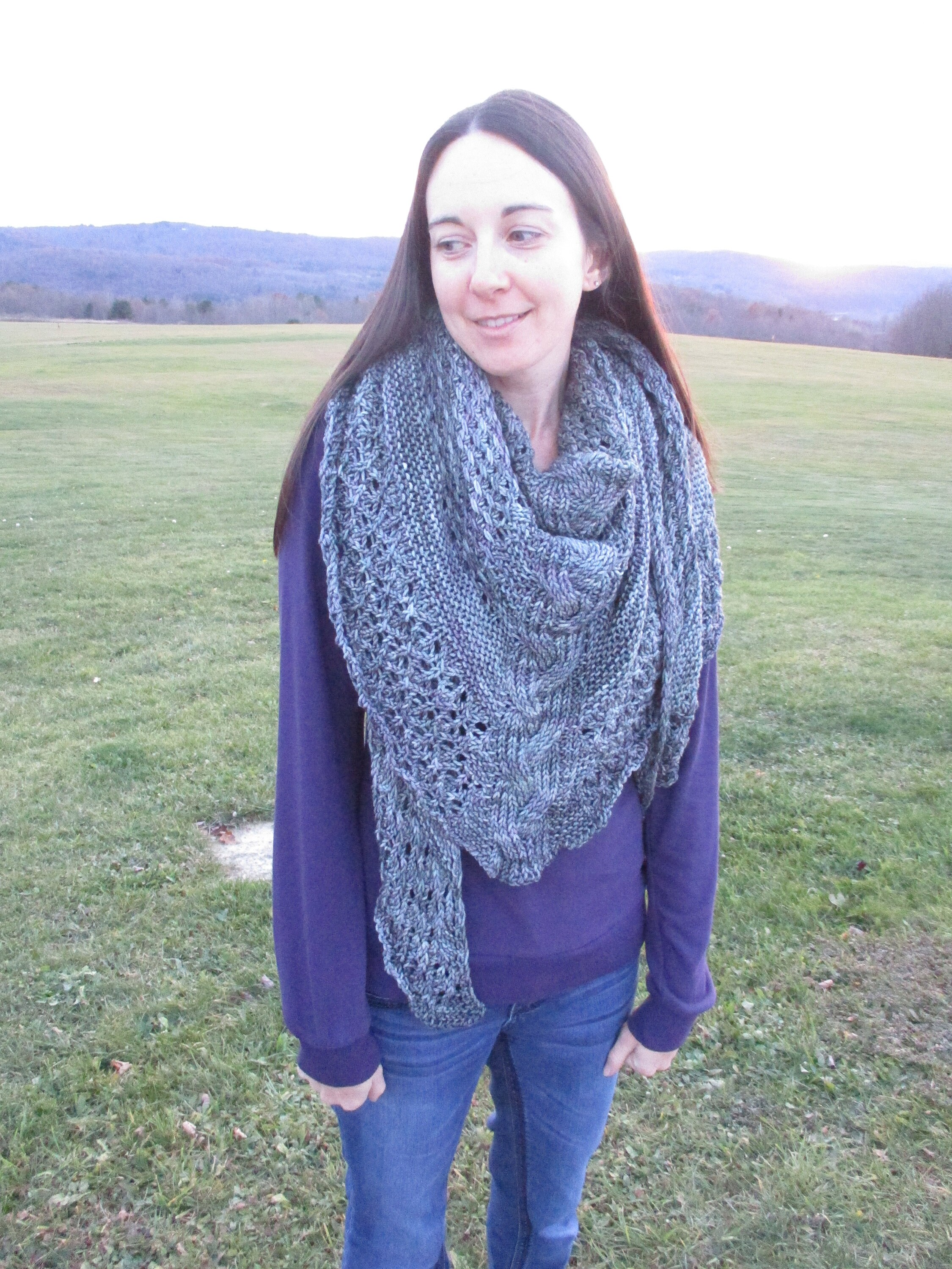 Frozen Ocean Shawl Knitting Pattern - Etsy