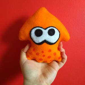 Handmade Splatoon Squid Plush - Etsy